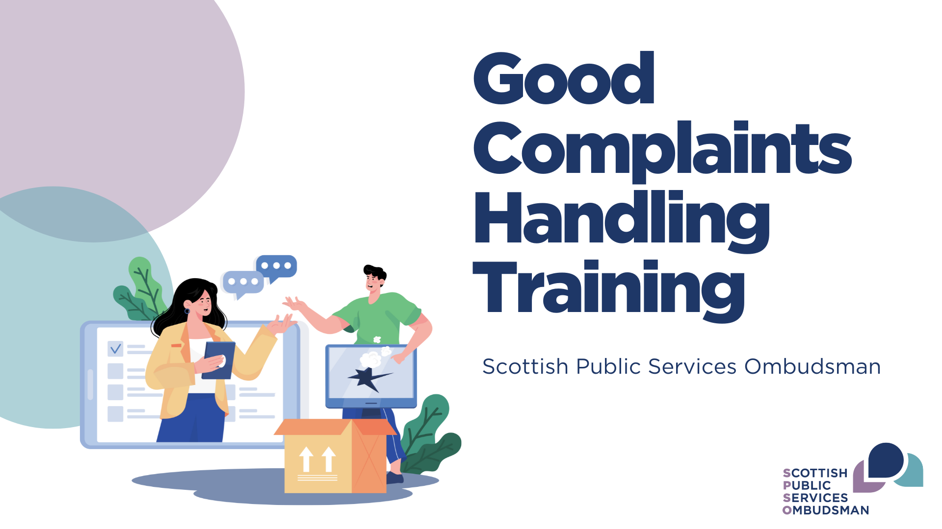 SPSO Launches Revised Good Complaints Handling Training | SPSO